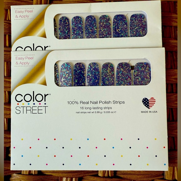 Color Street | Makeup | Color Street Mardi Gras Glitter Nail Strips New ...